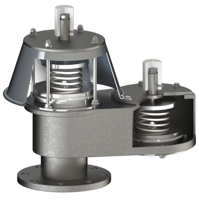 Pressure Vacuum Relief Valve Top mounted, end-of-line, spring-loaded ...