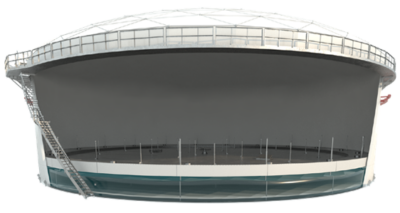 Aluminum Geodesic Dome Roof - Flame Arresters And Explosion Protection ...