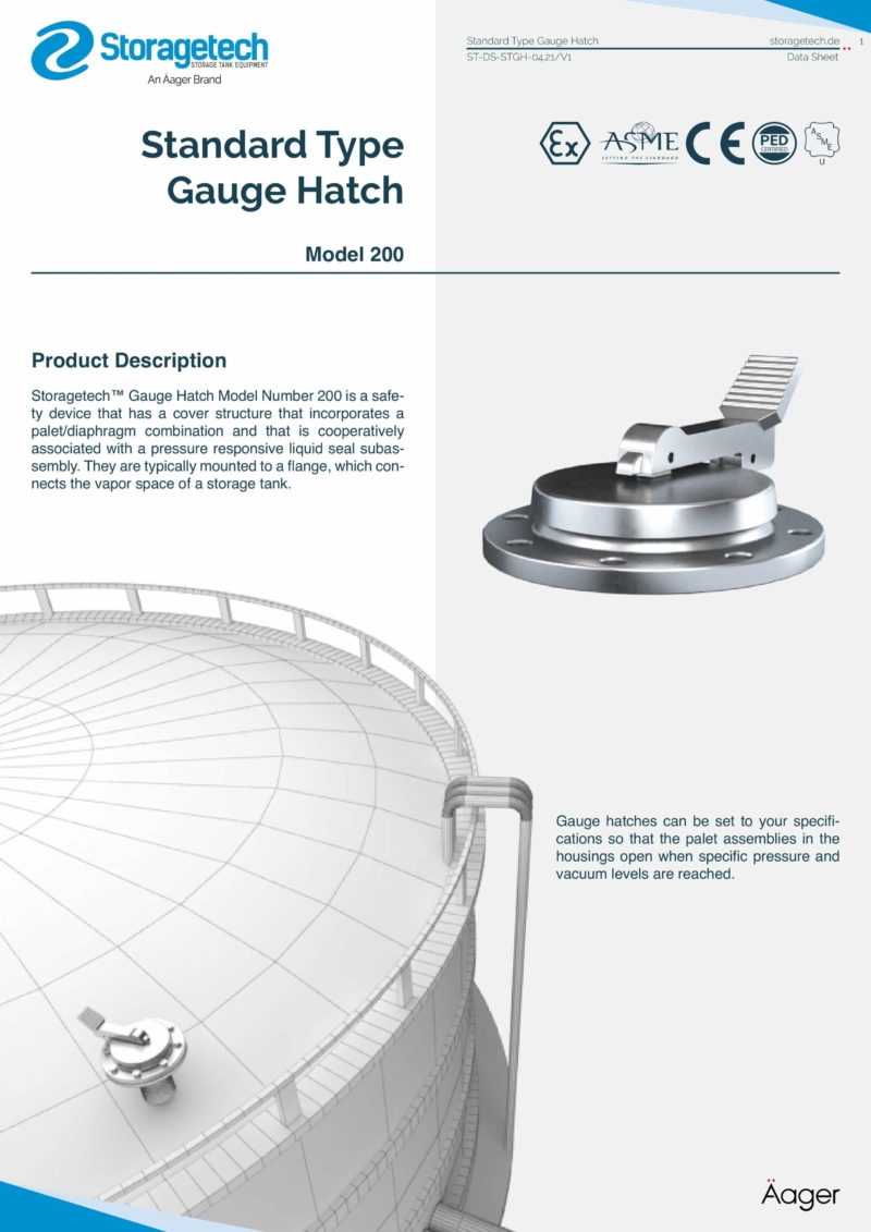 Gauge Hatch - Flame Arresters And Explosion Protection Solutions