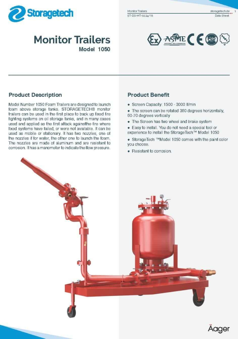 Monitor Trailers - Flame Arresters And Explosion Protection Solutions