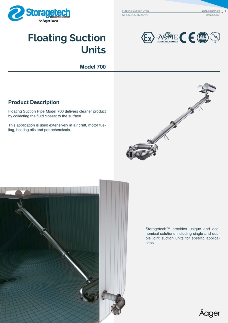 Floating Suction Unit - Flame Arresters And Explosion Protection Solutions